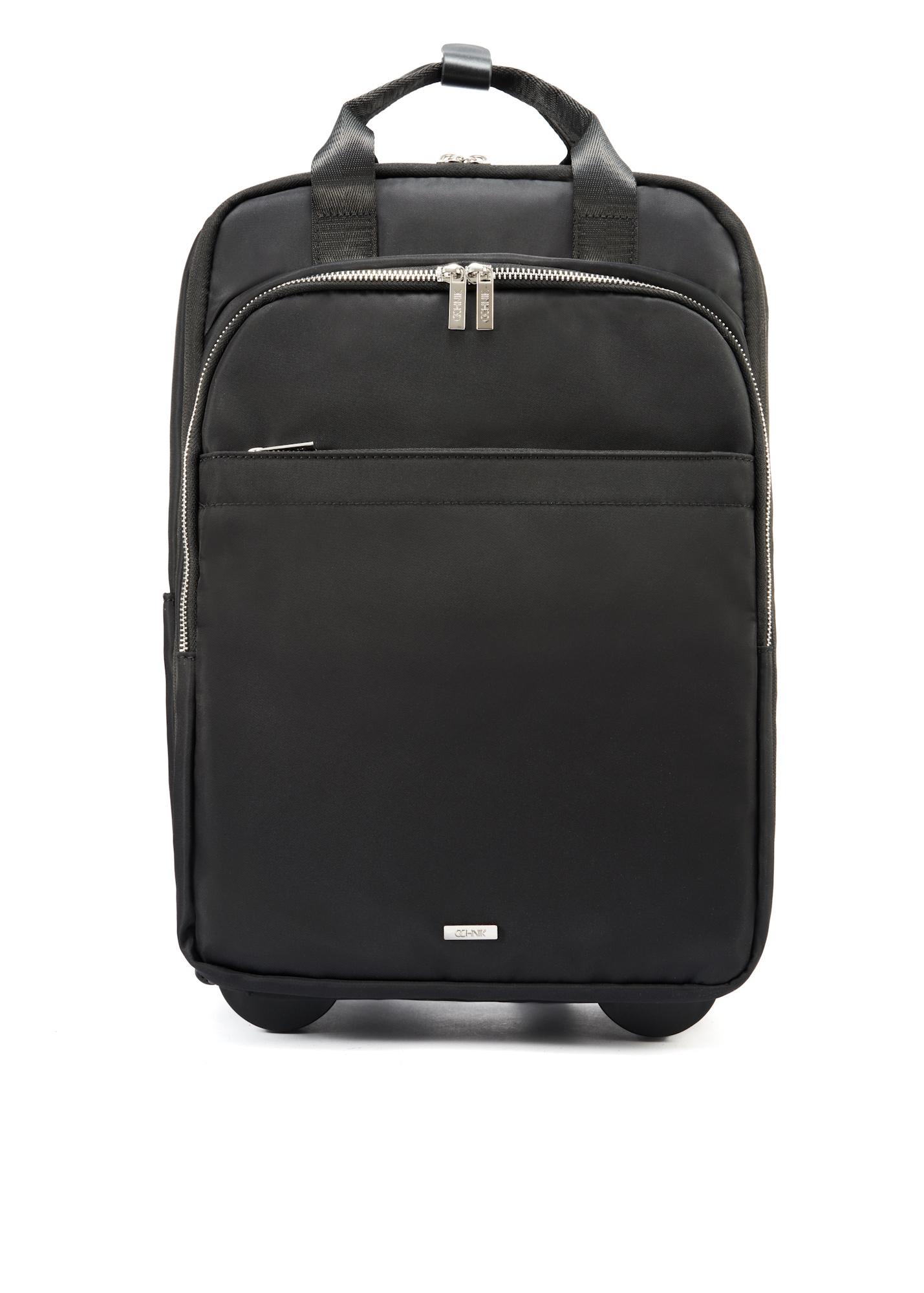 Black travel backpack - small suitcase TOREN-0307-99(W25) | OCHNIK